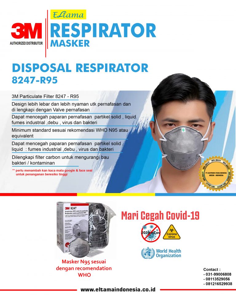 MASKER 3M 8247-R95 | Eltama